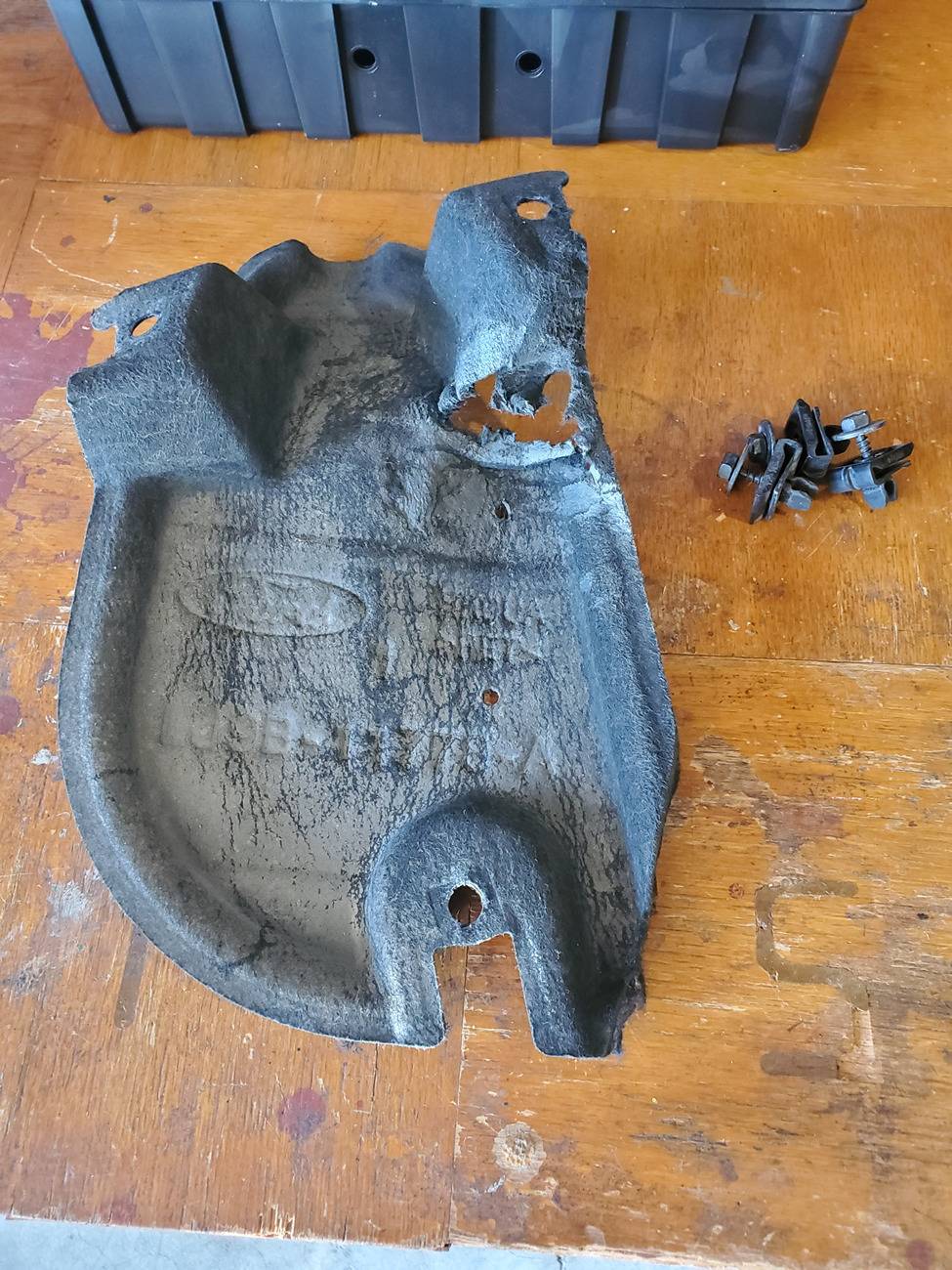 Part number for small felt underbody cover? | MachEforum - Ford Mustang ...