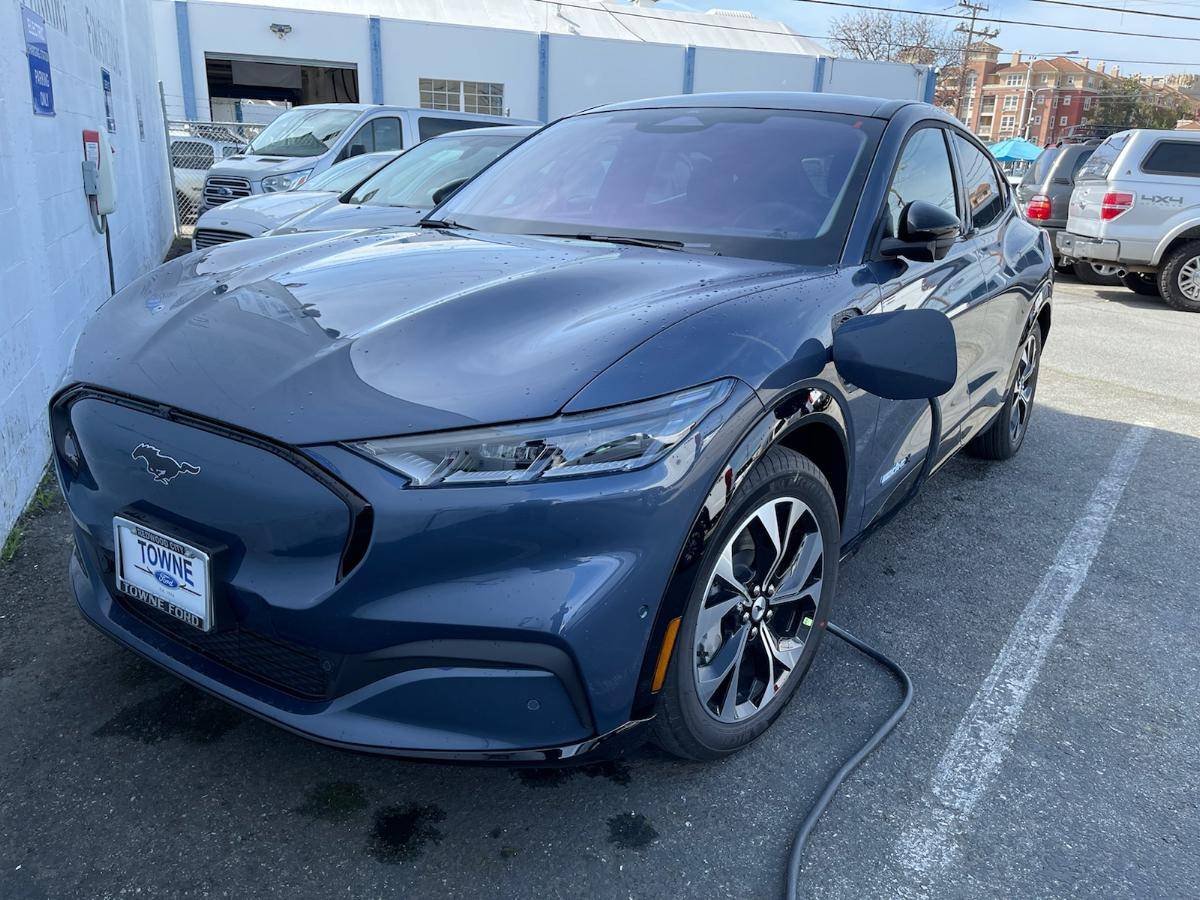 It's here! My RWD ER Infinite Blue arrived 3/2/2021 | MachEforum - Ford ...