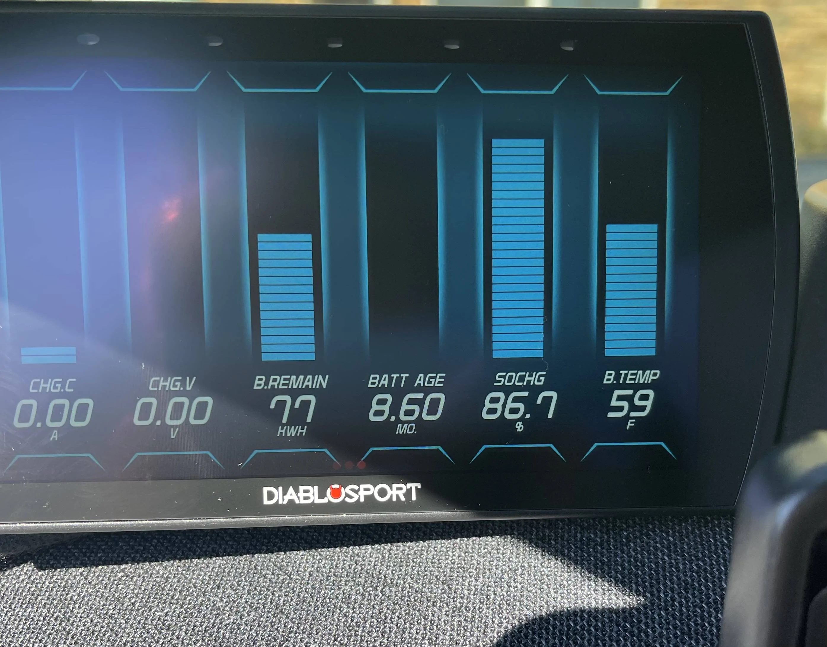 Diablo sports EV monitor | MachEforum - Ford Mustang Mach-E News ...