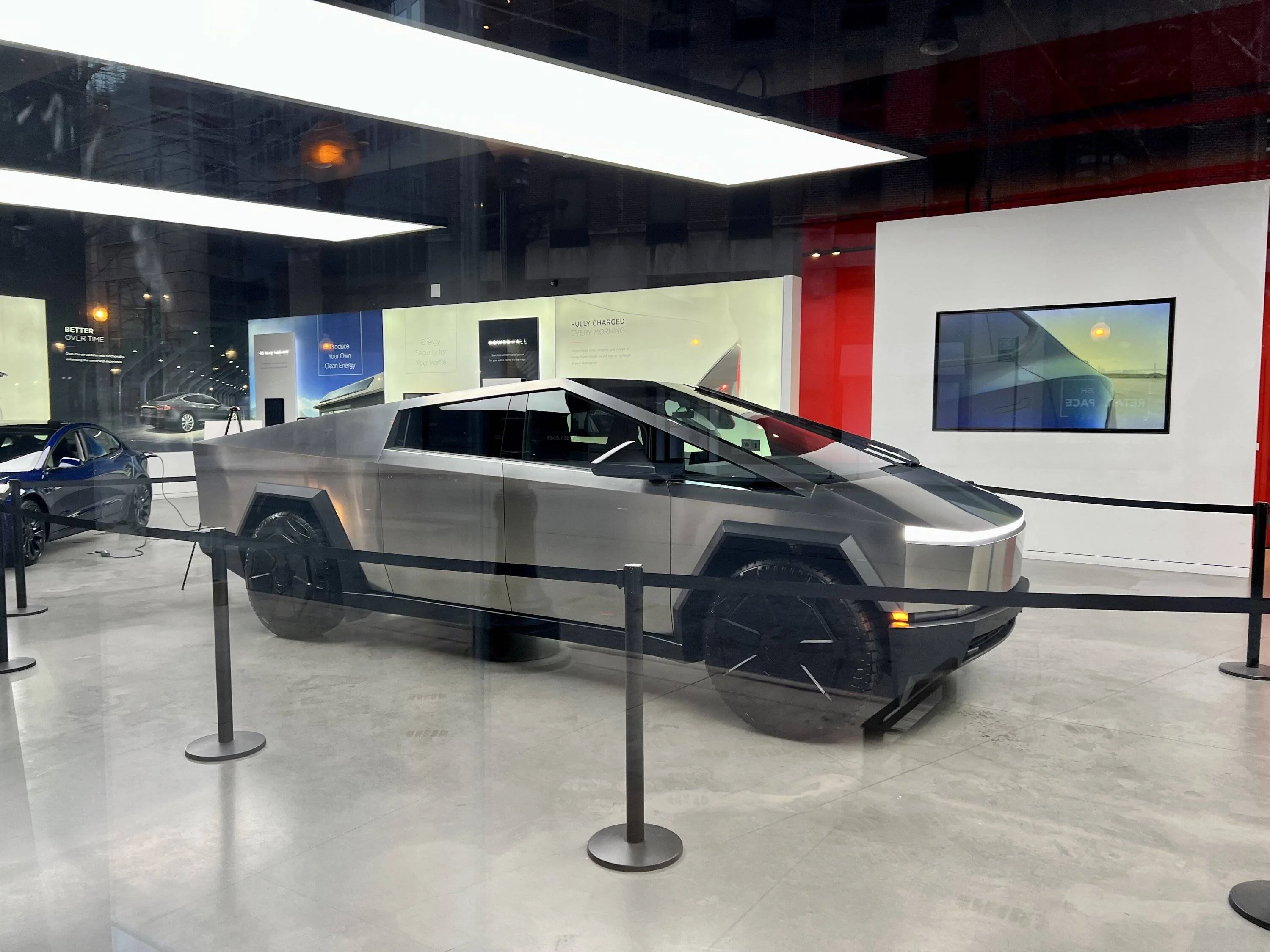 Cybertruck at Tesla Stores | MachEforum - Ford Mustang Mach-E News ...
