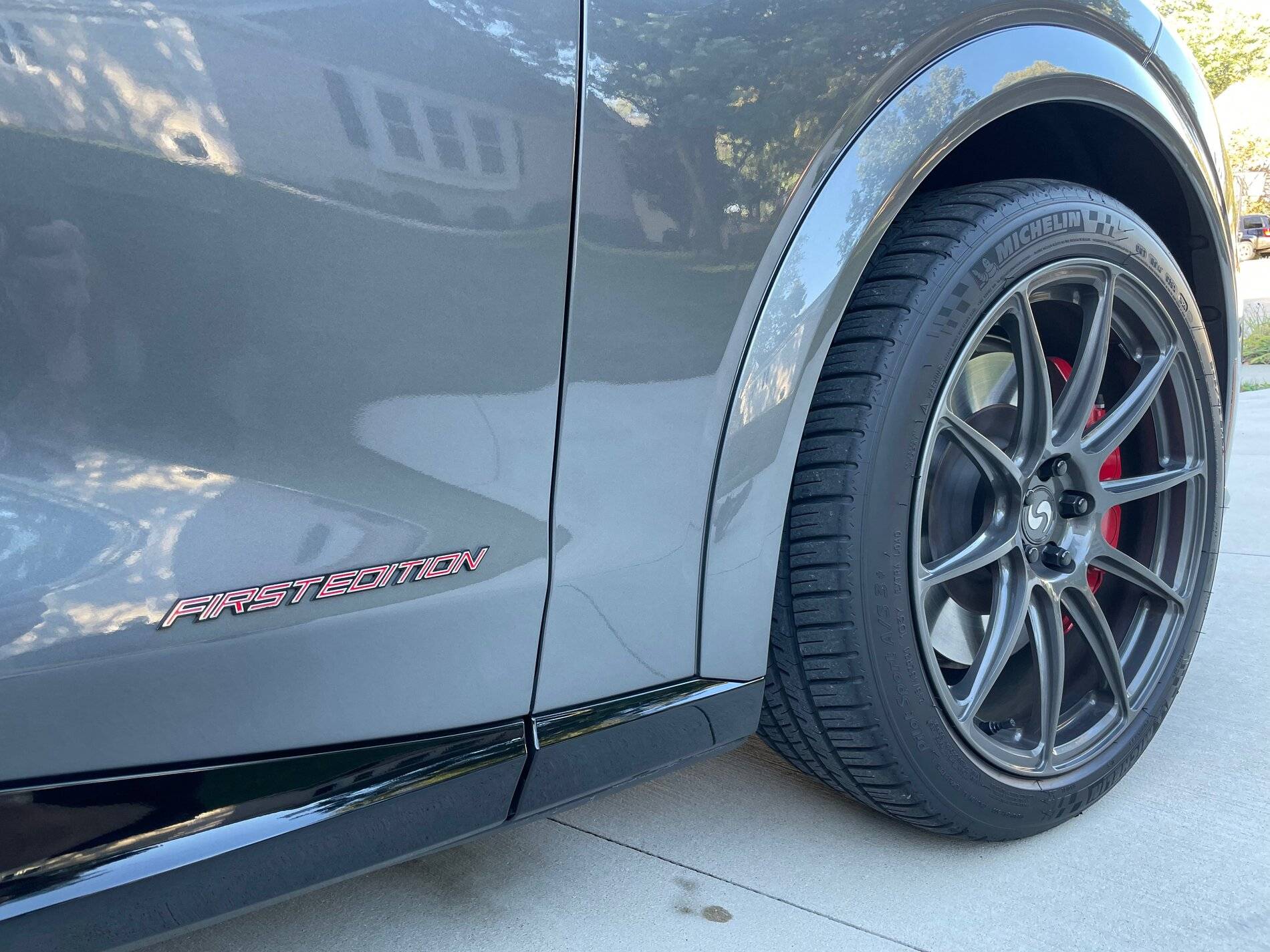 First Edition Billet Aluminum Emblems Installed | MachEforum - Ford ...
