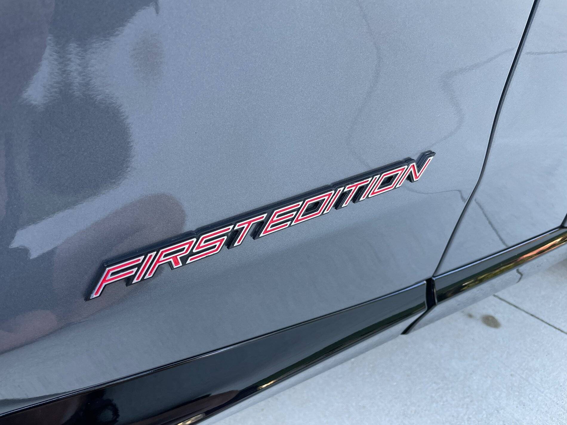 First Edition Billet Aluminum Emblems Installed | MachEforum - Ford ...