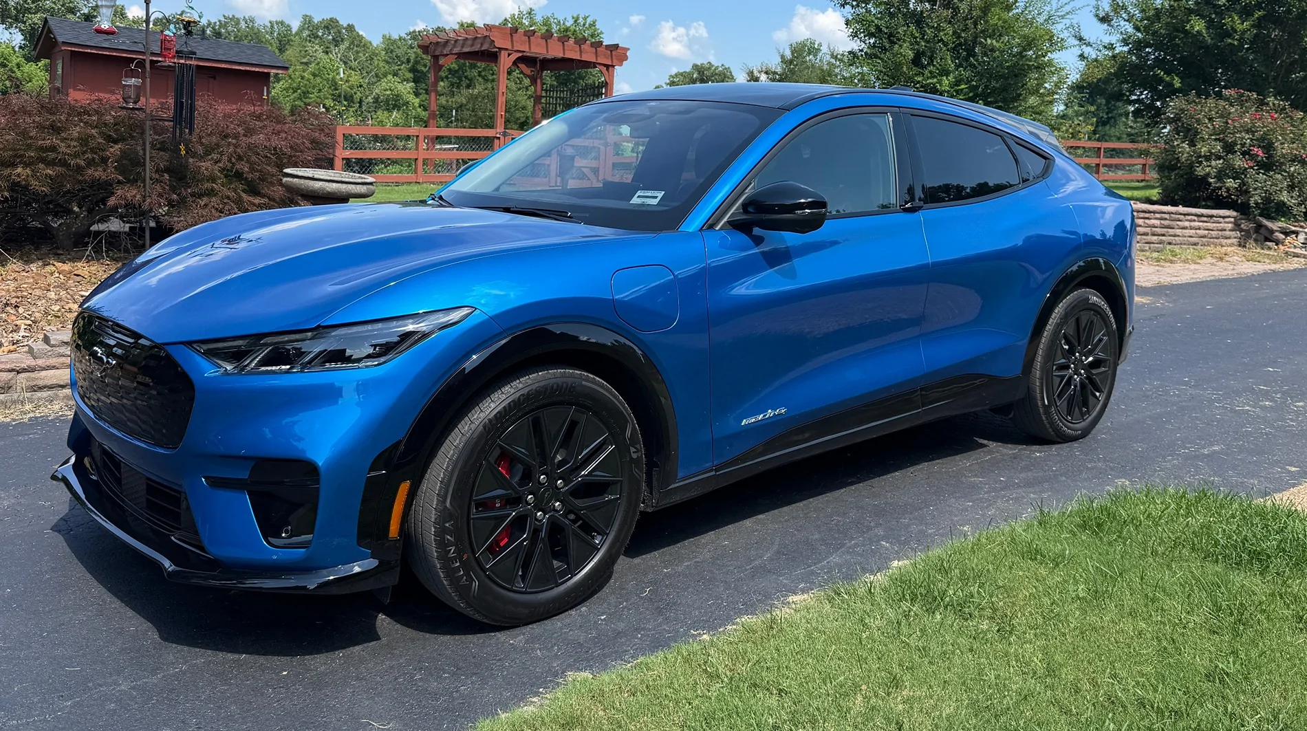 Saw a Velocity Blue Metallic in the wild today | Page 2 | MachEforum ...