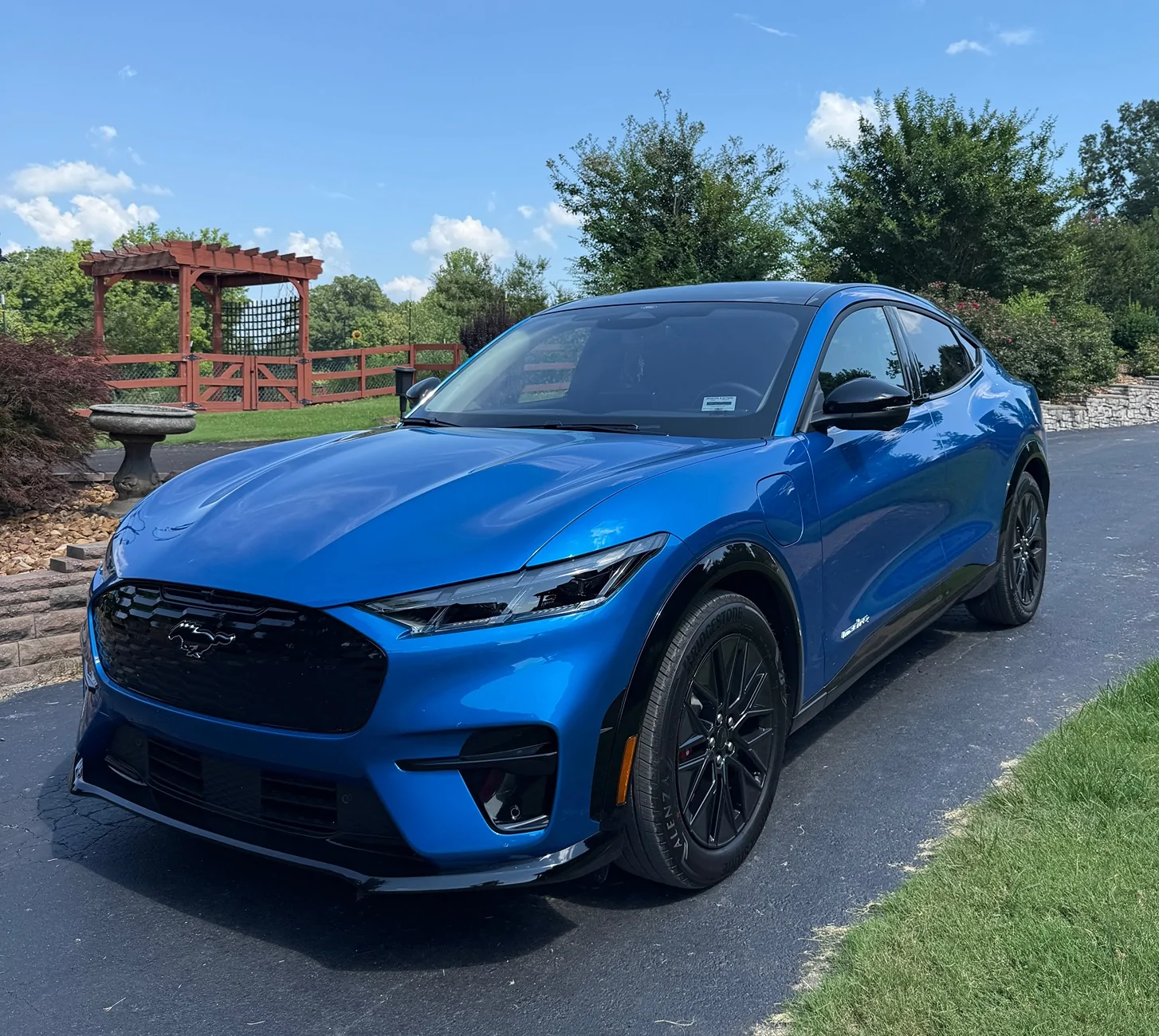 Saw a Velocity Blue Metallic in the wild today | Page 2 | MachEforum ...