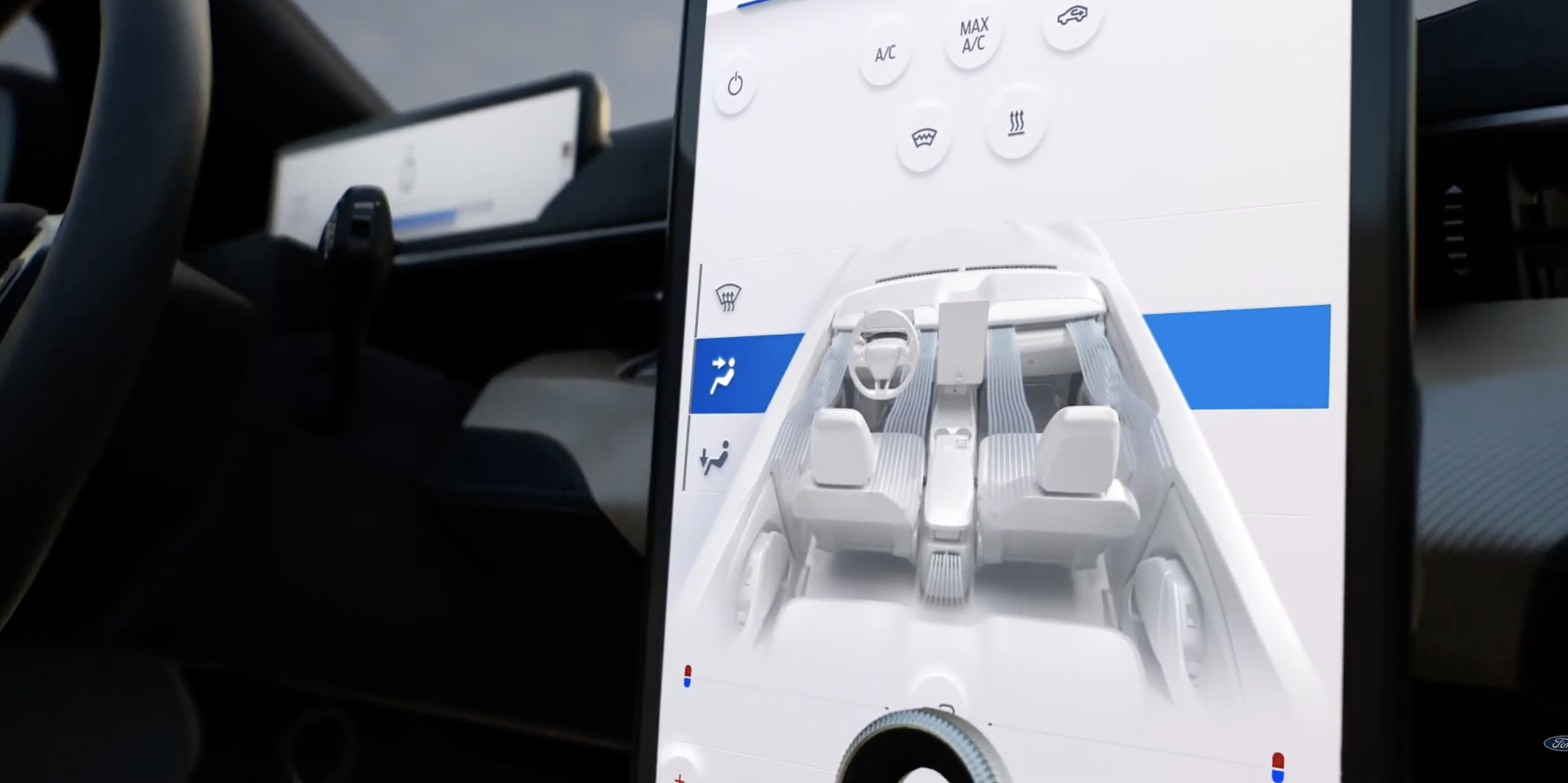 Ford Austria video showing various Sync 4A screens, settings, menus ...