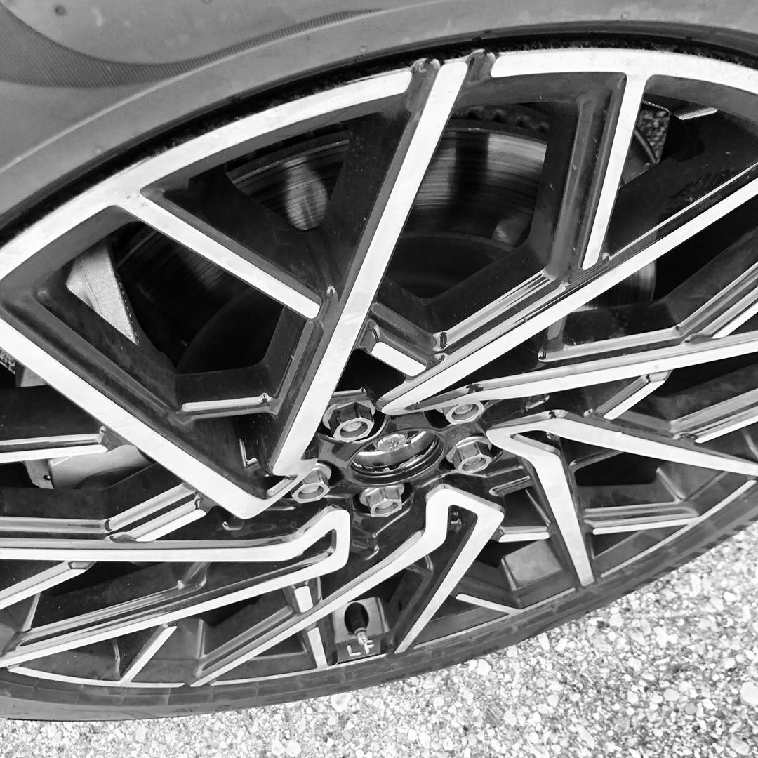 20" forged aluminum wheel teaser from Mach-E GT evaluation time ...