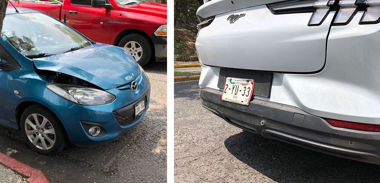 Mach-E tester crashed into during evaluation | MachEforum - Ford ...