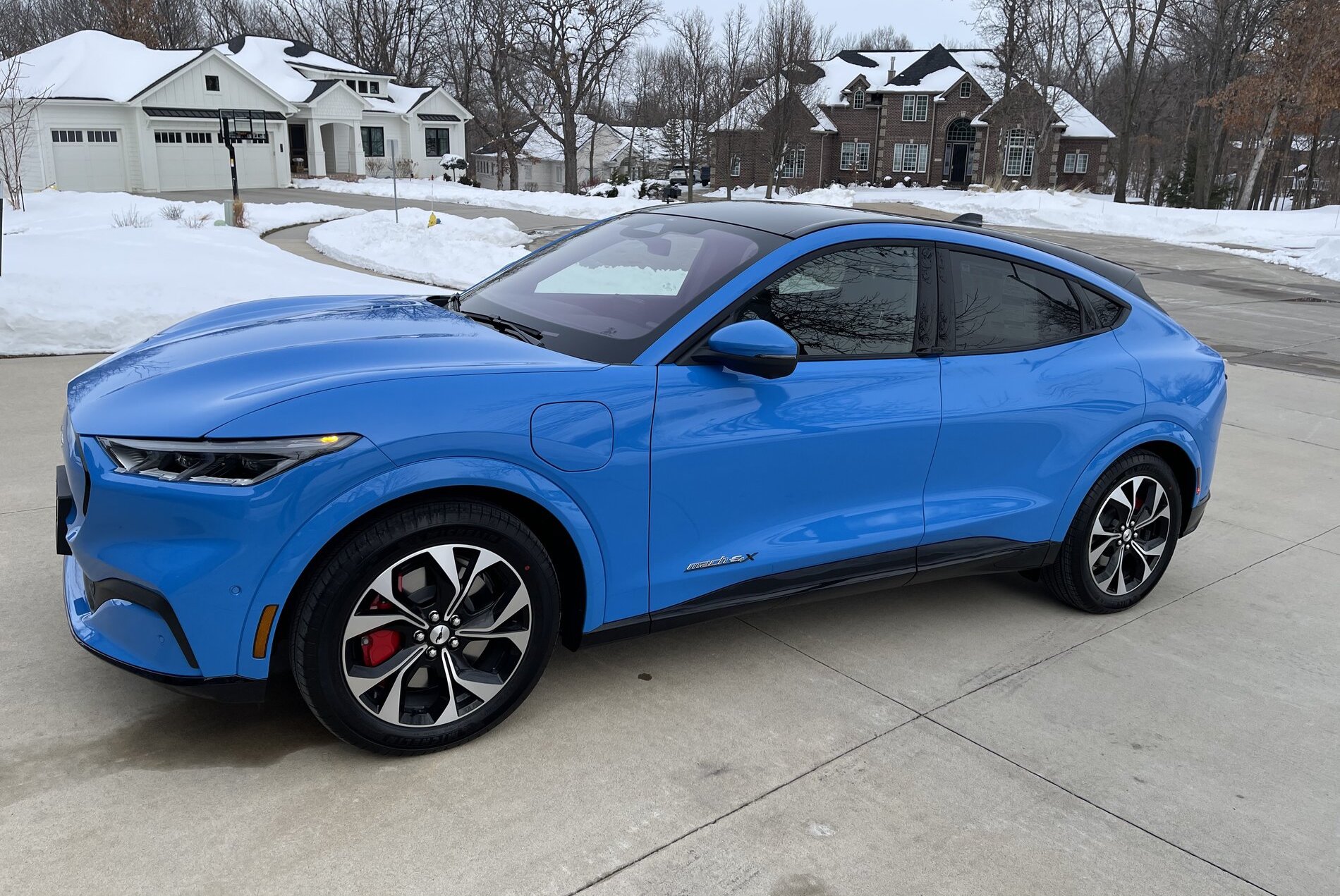 Grabber Blue! has finally made it home...sort of. | MachEforum - Ford ...