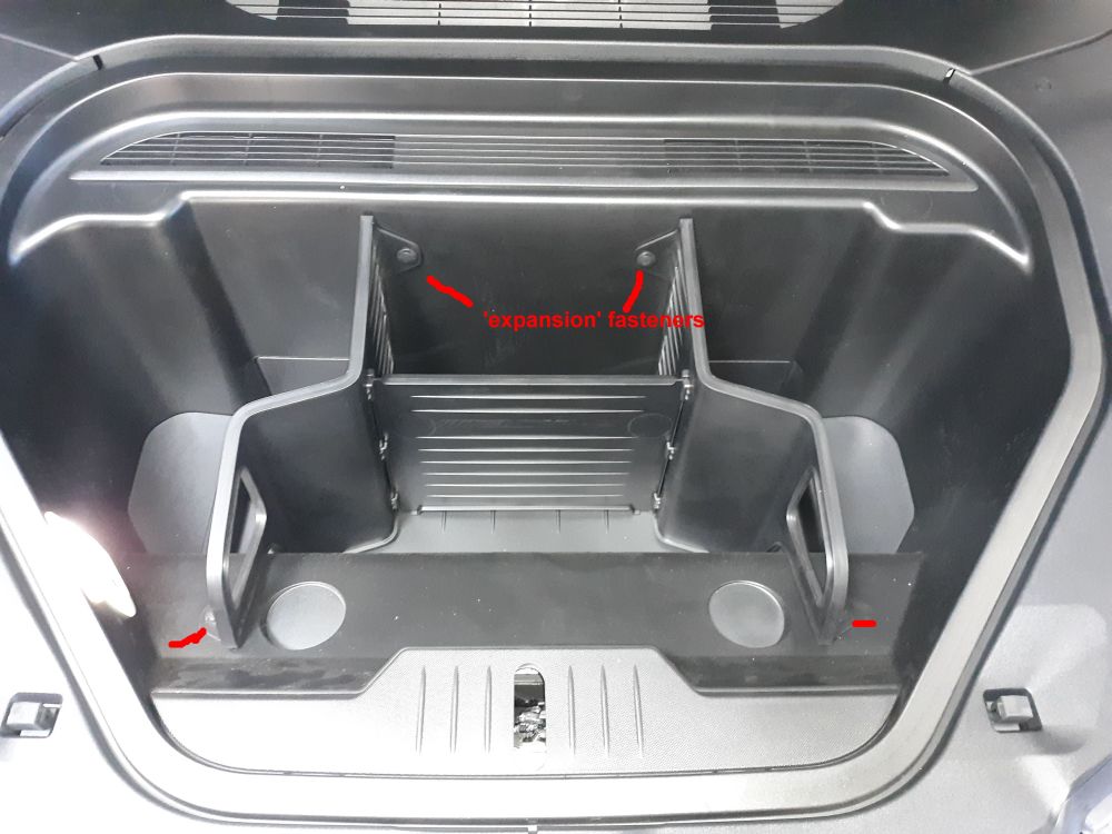 How to - Remove Mach-E frunk divider - DIY writeup | MachEforum - Ford ...