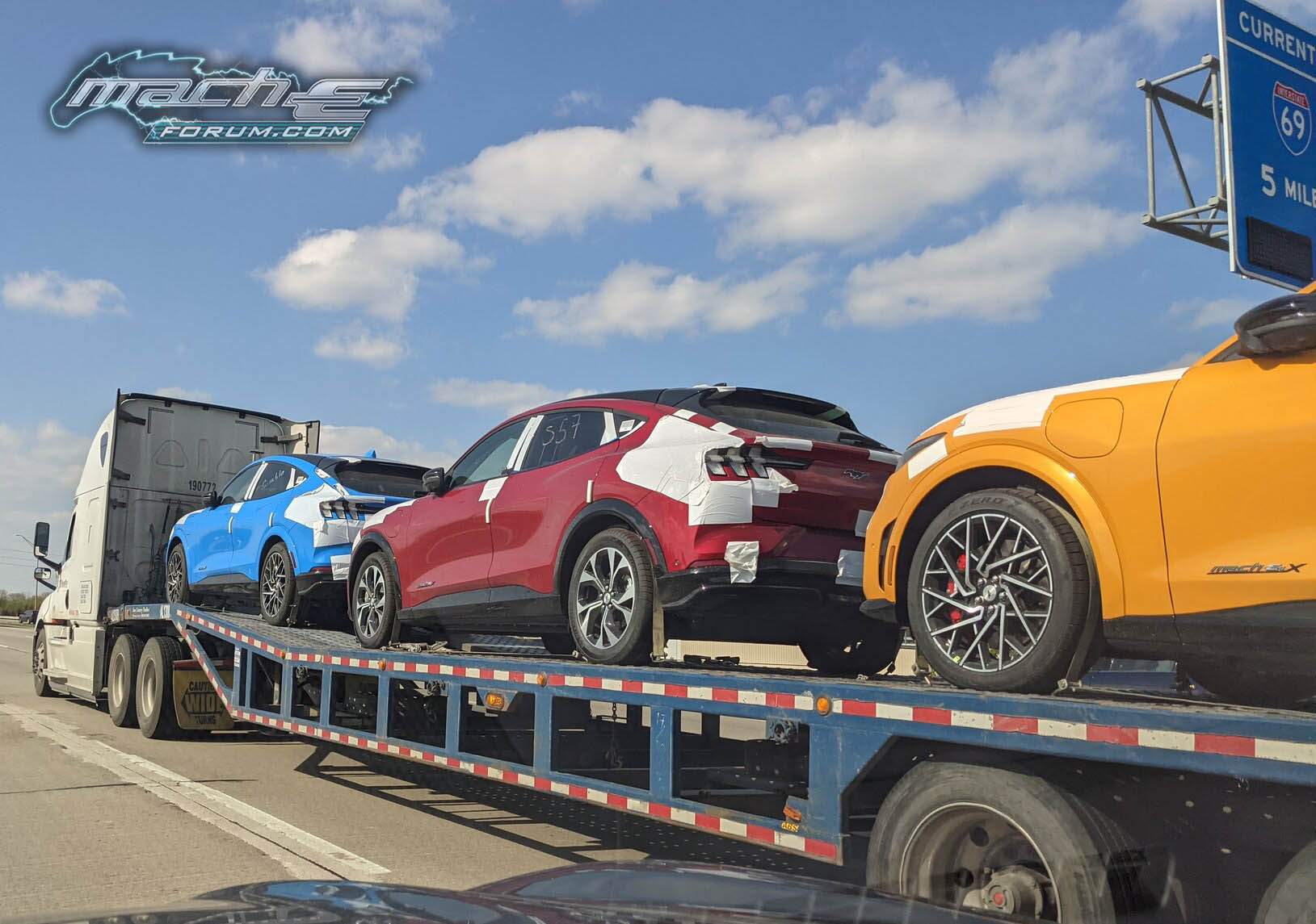 2 Mach-E GT Spotted During Transport | MachEforum - Ford Mustang Mach-E ...
