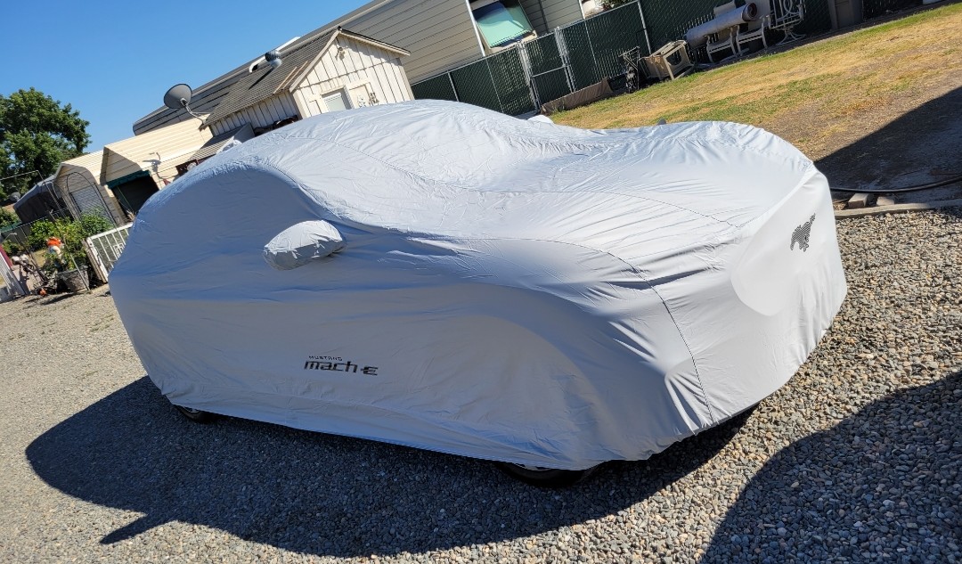 Ford Mach-E Car Cover Fit Test | MachEforum - Ford Mustang Mach-E News ...