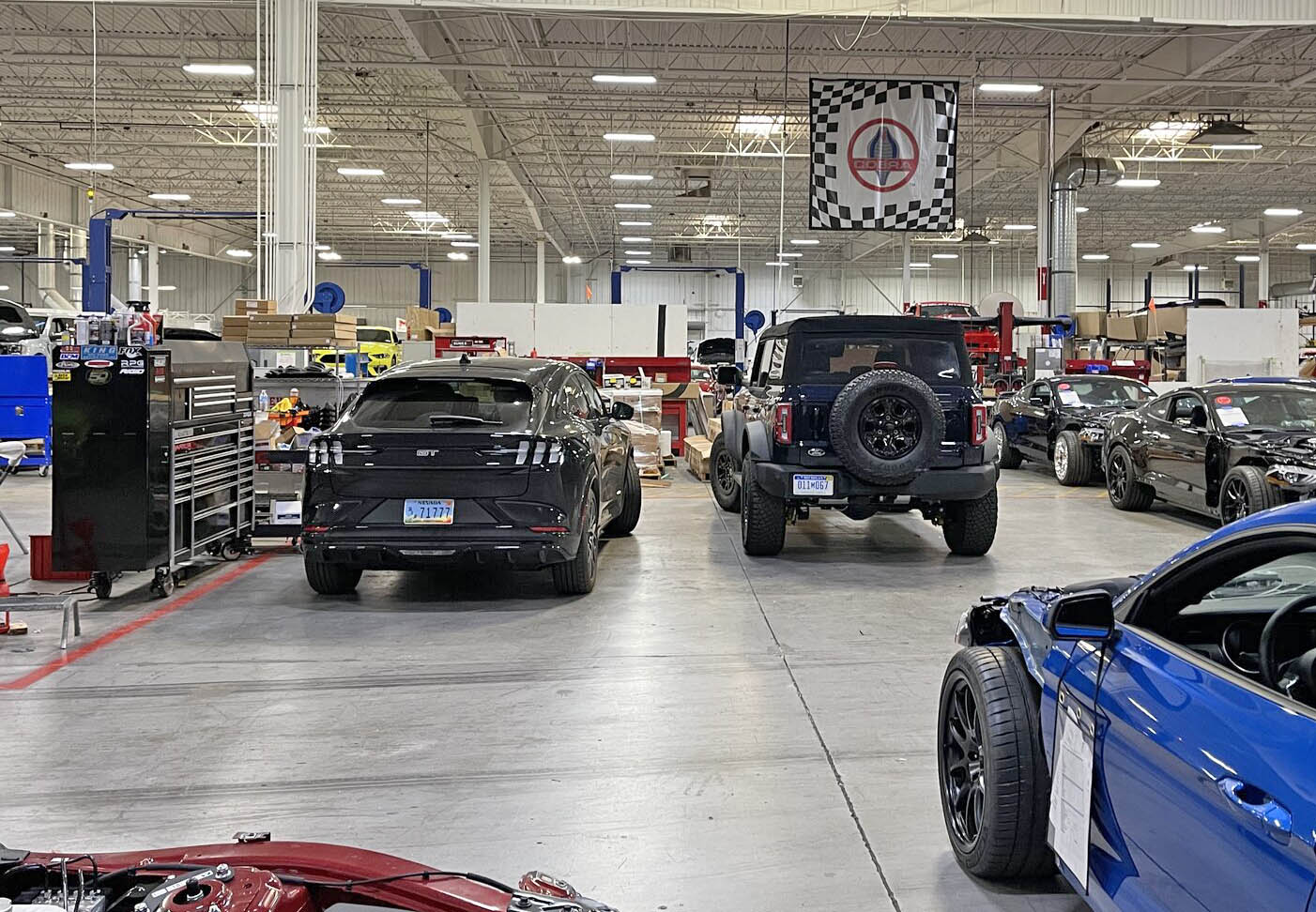 Shelby Mach-E coming? Spotted in Shelby America shop | MachEforum ...