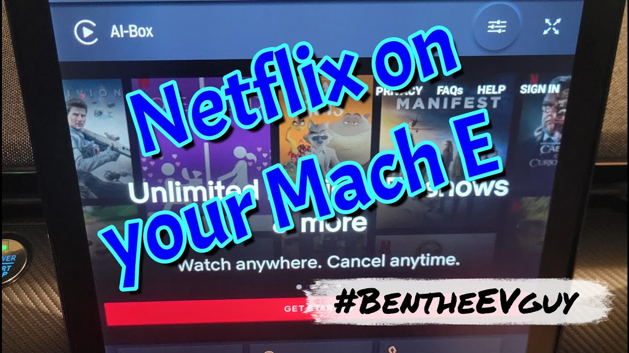 Watch Netflix or your own videos on Mach-E screen (How-To Video ...