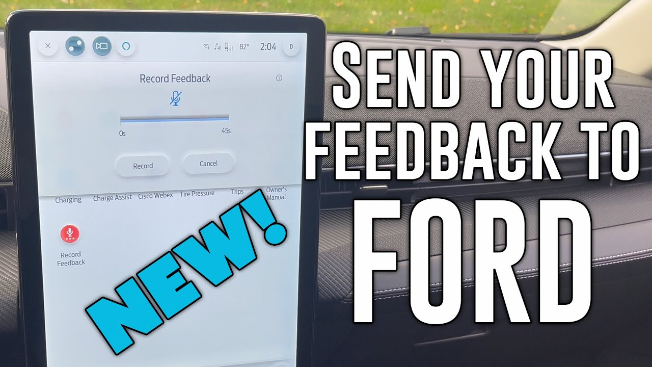 Ford has officially launched their new Feedback feature | MachEforum ...