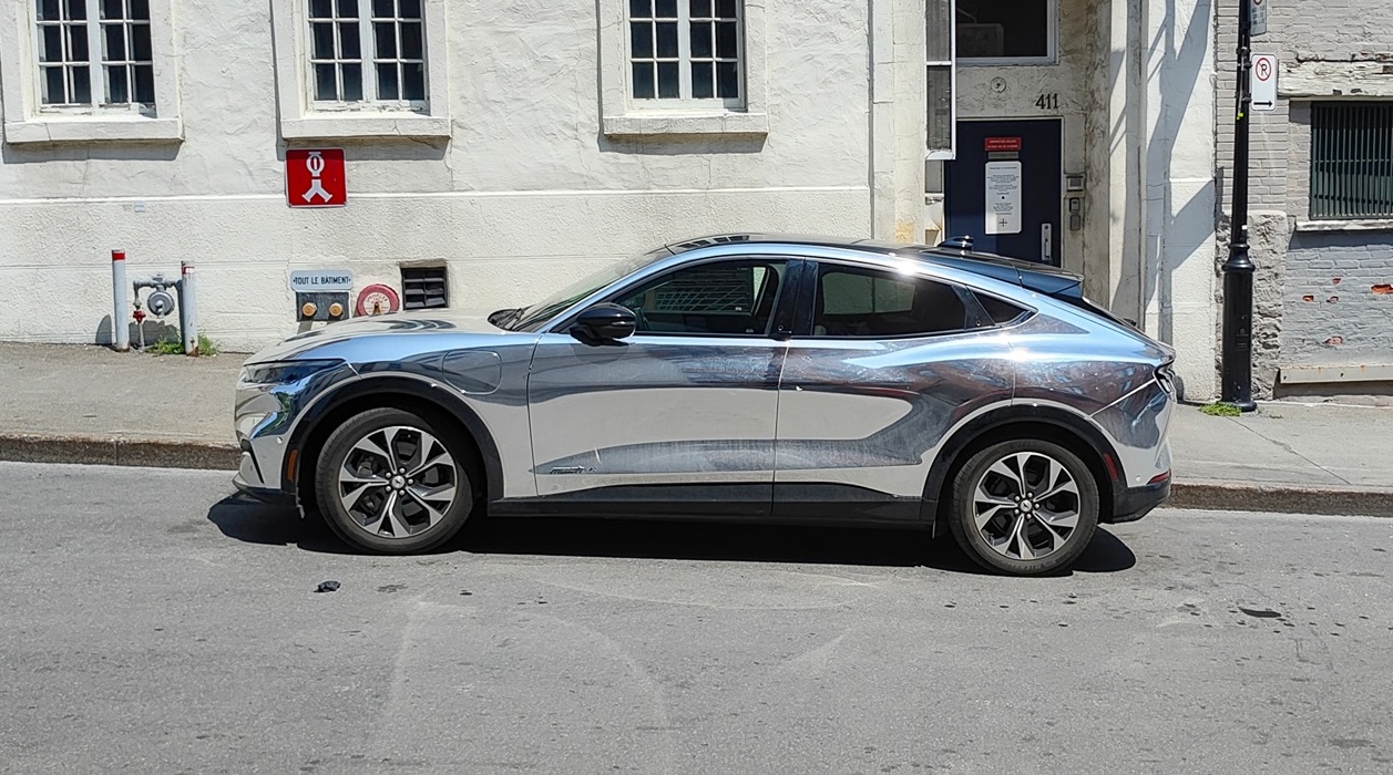 T-1000 Chrome Mach-E spotted | MachEforum - Ford Mustang Mach-E News ...