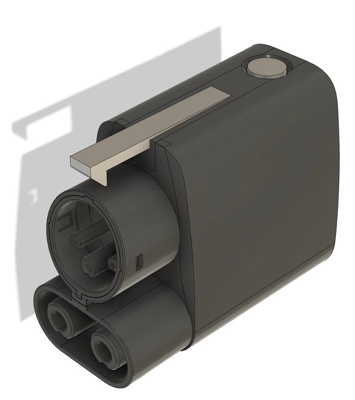 Ford (Tesla-made) NACS to CCS Adapter 3D CAD Model | MachEforum - Ford ...