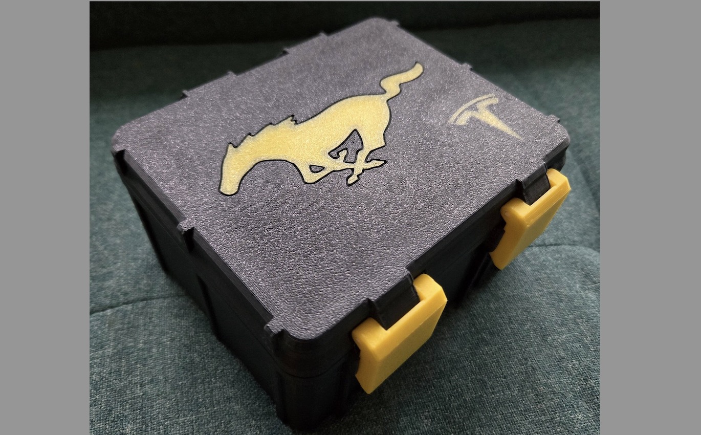 3D Printed Tesla Adapter Storage Box / Carrying Case | MachEforum ...