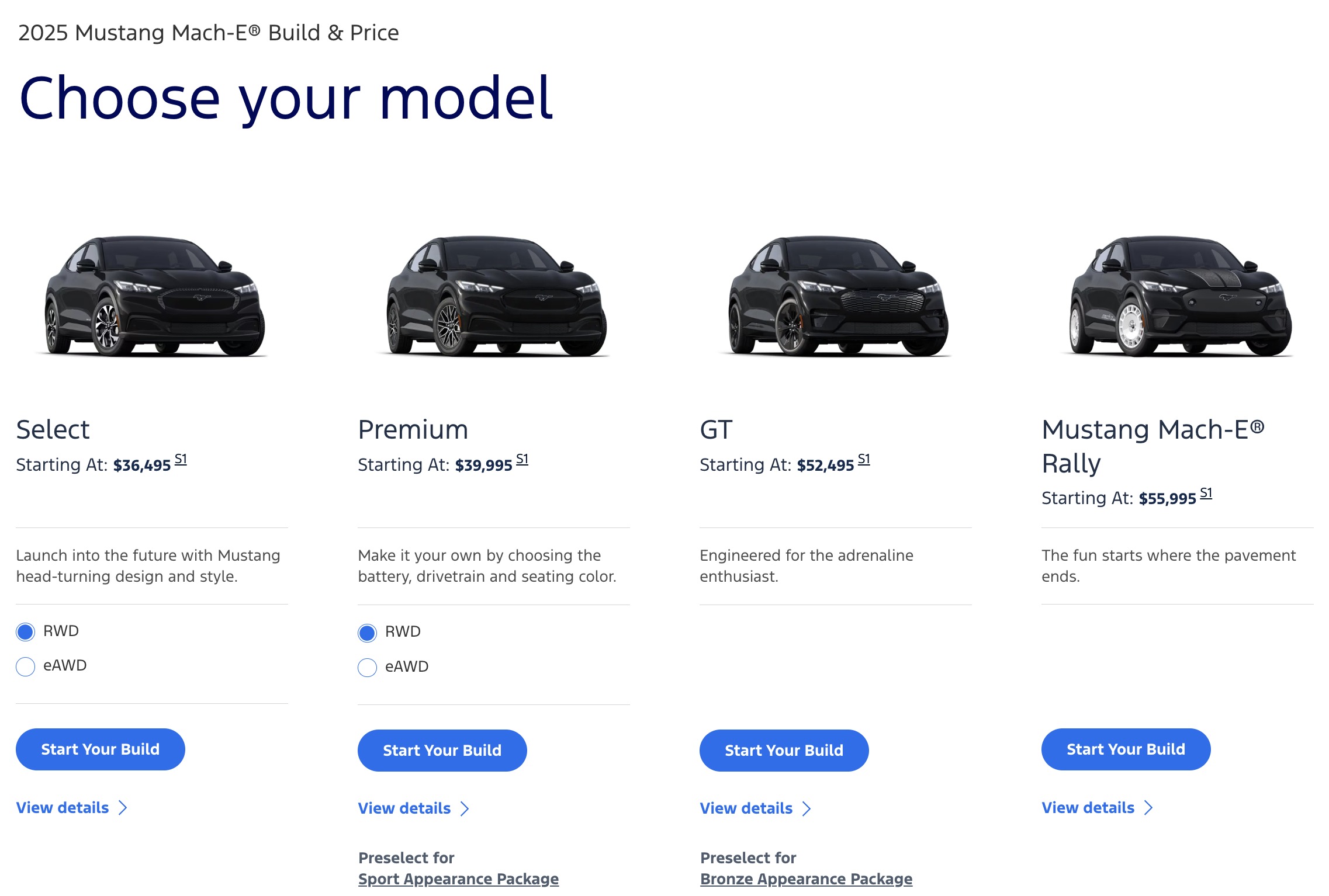 2025 Mustang Mach-E Build & Price now live on Ford.com | MachEforum ...